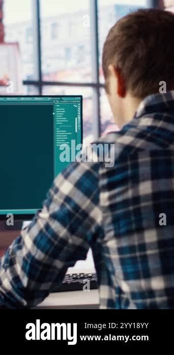 Man Solving Personal Tasks With Ai Llm Chatbot Answering Prompts Using Predictive Technology