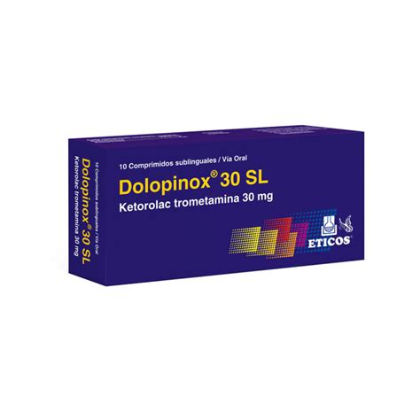 Dolopinox 30 Sl Eticos Paraguay