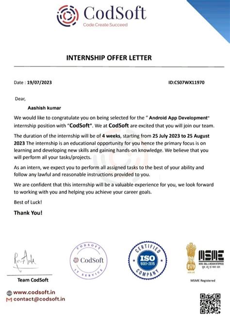 Aashish Kumar On Linkedin Internship Codesoft Appdevelopment