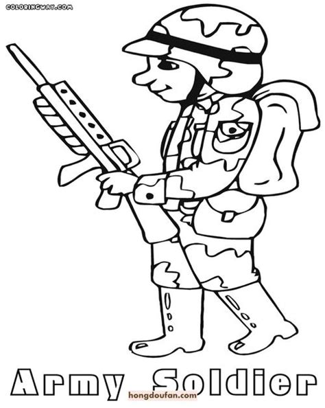 士兵拿枪简笔画 士兵拿枪简笔画小孩 天马图吧