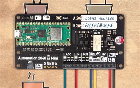 Плата Automation 2040 W поддерживает ввод вывод от 6 В до 40 В