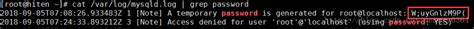 mysql5 7初始化密码报错 error 1820 hy000 you must reset your password using