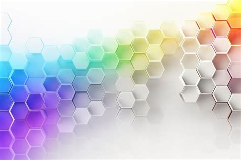 Premium Ai Image Abstract 3d Geometric Pattern Background With Copy Space