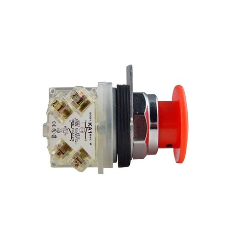 Schneider Electric 30 Mm Mushroom Head Maintained Push Button Switch 9001ab2 The Home Depot