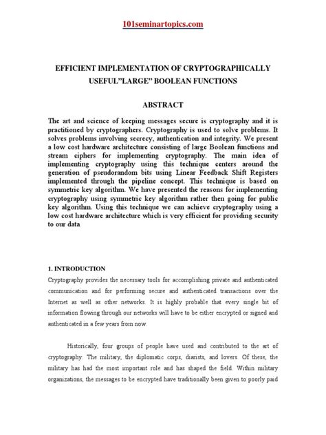 23efficient implementation of cryptographically useful pdf cryptography public key
