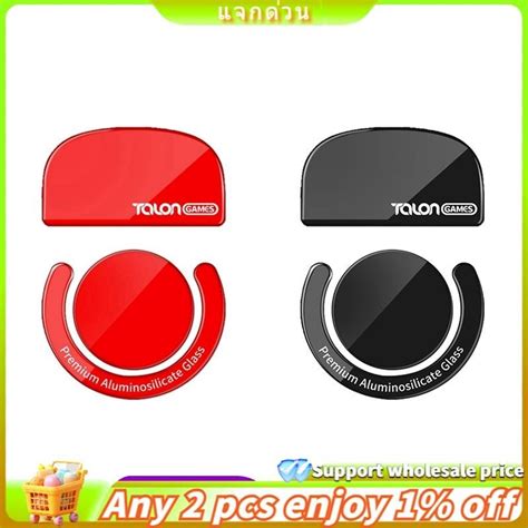 Talongames 1set Glass Mouse Feet For Logitech Gpw 2 G Pro X Superlight Wireless Mouse Round