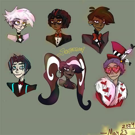 Human Hazbin Hotel Characters By Creepypastaocartist On Deviantart