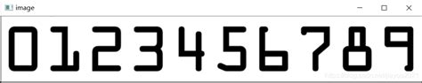 Opencv C 模板匹配 银行卡号识别opencvc模板匹配实现字符识别 Csdn博客