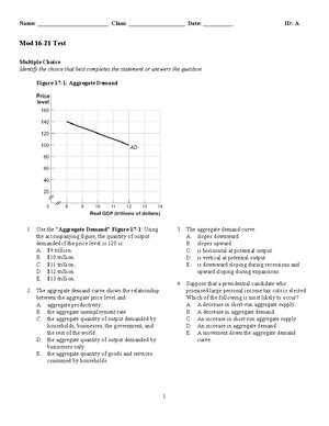 Practice Worksheet Answers To AP MACRO 2 1 Macro Unit 2 2 Gross Domestic Product Practice