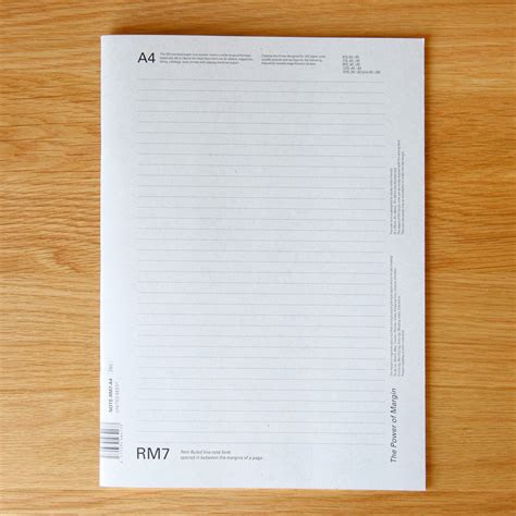 The Power Of Margin Notebook On Behance