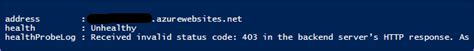 How To Get Application Gateway Backend Health Status With