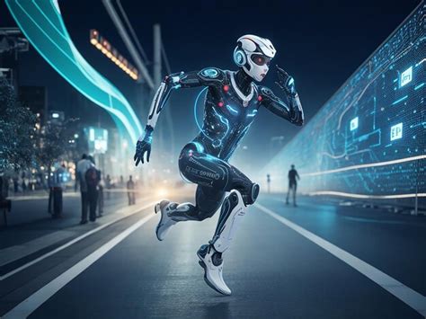 Premium AI Image Photo Technology Global Ai Race Information Network