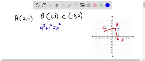 solved show that the points a 2 1 b 1 3 and c 3 2 are three