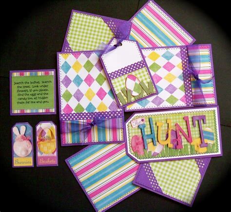 Easter Egg Hunt Scrapbook Page Mat Set