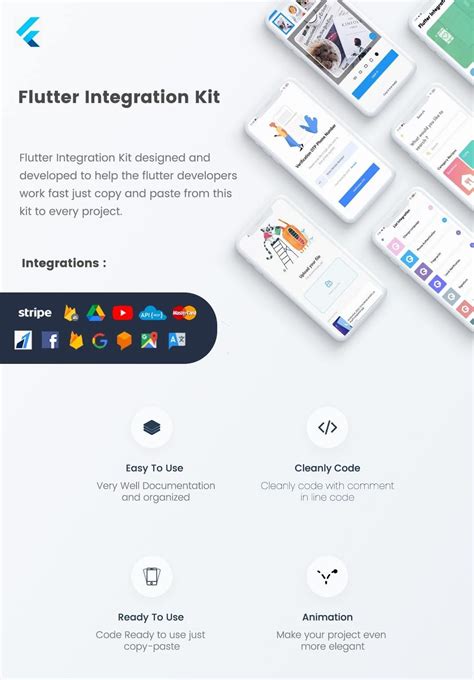 Flutter Integration Pro Kit Flutter Integration Kit In Flutter Code Market