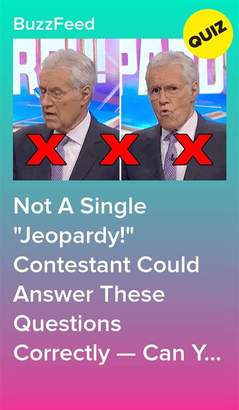 Not A Single Jeopardy Contestant Could Answer These Questions Correctly — Can You Quizzes