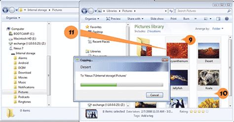 Перенос файлов с компьютера на устройство Android