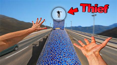 He Stole My Phone Parkour Girl Pov Chase Youtube