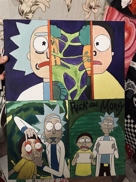 Рік і морті картина — ціна 10000 грн у каталозі Картини Купити товари для дому та побуту за