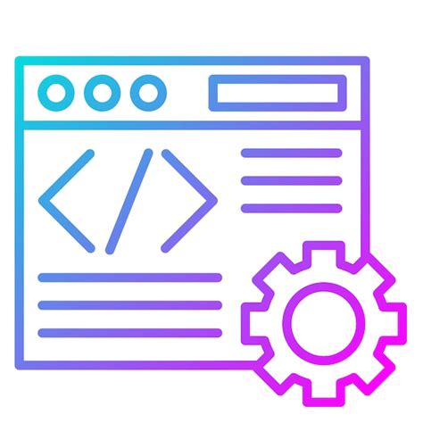 Premium Vector Web Development Vector Icon Can Be Used For Coding And Development Iconset