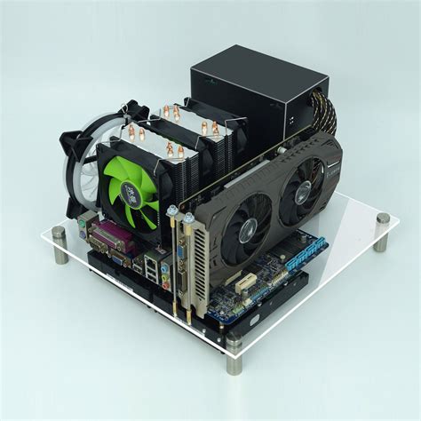 Itx小型 Cr布克斯 Diy开放式机箱 个性电脑机箱 安装教程
