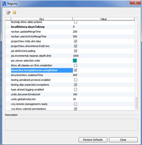 Intellij Live Templates In Code Complete List Stack Overflow
