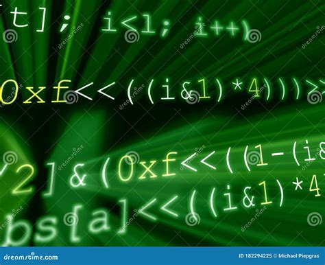 Programmers Code Abstract Screen Of A Software Developer Source Code