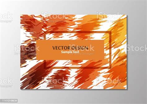 브러시 스트로크 배경의 사각형 프레임입니다 디자인에 대 한 텍스트에 대 한 장소 밝은 추상 화려한 배경입니다 벡터 일러스트 0명에 대한 스톡 벡터 아트 및 기타 이미지