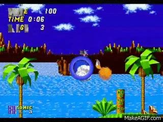 Sonic Early Prototype Green Hill Zone On Make A GIF