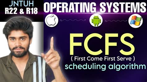 Fcfs Scheduling Algorithm Operating Systems Jntuh R22r18 Btech Os Classes Codingfataka