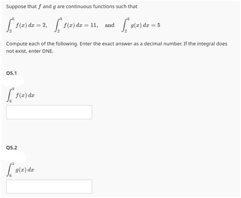 Solved Suppose That F And G Are Continuous Chegg Com