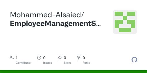 Github Mohammed Alsaiedemployeemanagementsystemapi