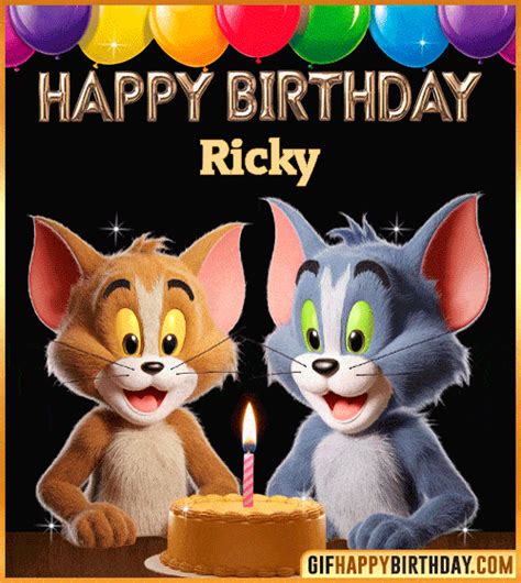 🎉 Happy Birthday Ricky  🎂 Funny And Personalized Animated Wishes