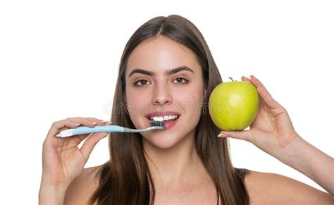 Oral Hygiene Brush Teeth Dental Health And Oral Care Morning Routine