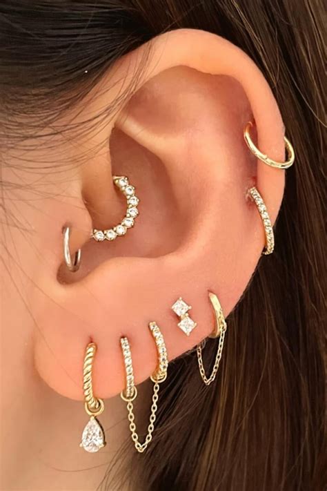 Cute Girly Ear Piercings