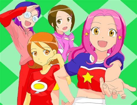Inoue Miyako Tachikawa Mimi Takenouchi Sora Yagami Hikari Digimon Highres Brown Eyes