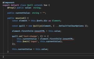 Rich Text Editor In Vue Application Using Quill Js Blogs Perficient