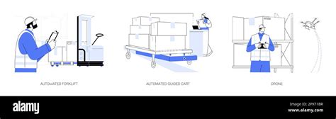 Automated Guided Vehicles Stock Vector Images Alamy