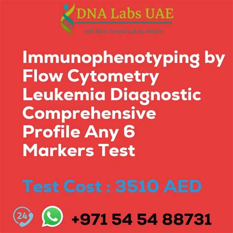 Immunophenotyping By Flow Cytometry Leukemia Diagnostic Comprehensive