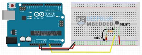 Thermistor And Arduino Ntc 10k Sensor Code Example