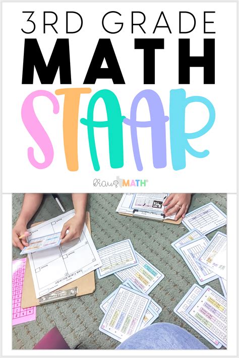 3rd Grade Math Staar Test Prep Task Cards All Teks Bundle Kraus