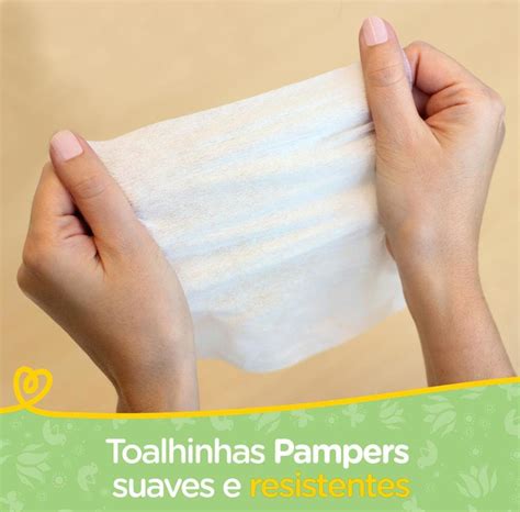 Kit Lenços Umedecidos Pampers Aloe Vera Com 288 Unidades