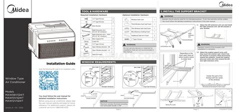 Midea Maw08v1qwt Installation Guide