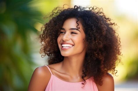 Premium Ai Image American Girl Posing