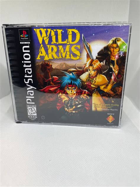 Wild Arms Series Ps1 Rpg Reproduction Case Etsy