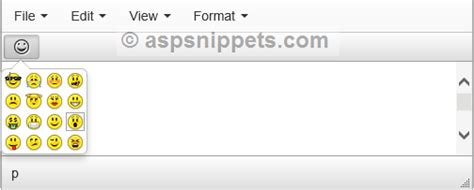 Display Emoji Emotion Icons In Aspnet Textbox Using The Tinymce Editor