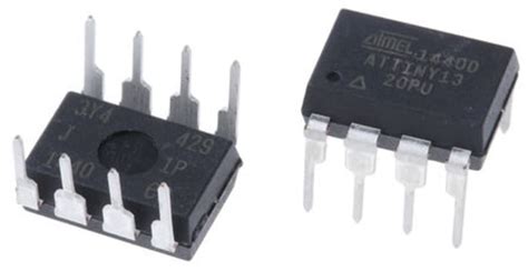 Attiny13 20pu Microchip Microchip 8bit Avr Attiny13 Microcontroller