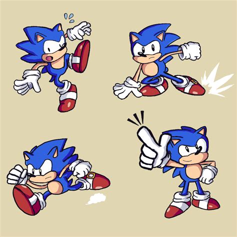 Classic Sonics By Tkowl On Newgrounds