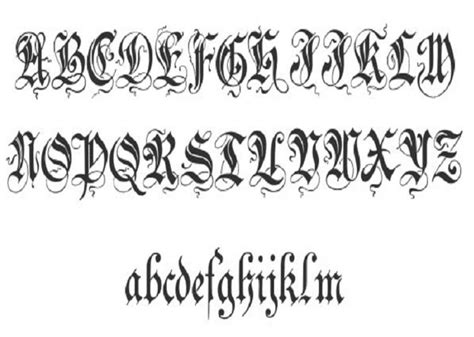 6 Old Style Script Fonts Images Old Style Script Lettering Font