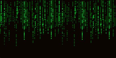 Premium Vector Background In A Matrix Style Falling Random Numbers
